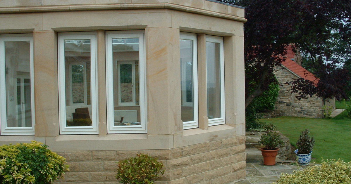 Natural Stone Walling and Masonry for Conservatory in Scotton, North…